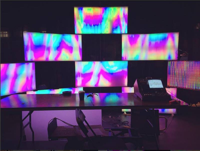 Interactive LED wall installation – Russell Kramer Projects